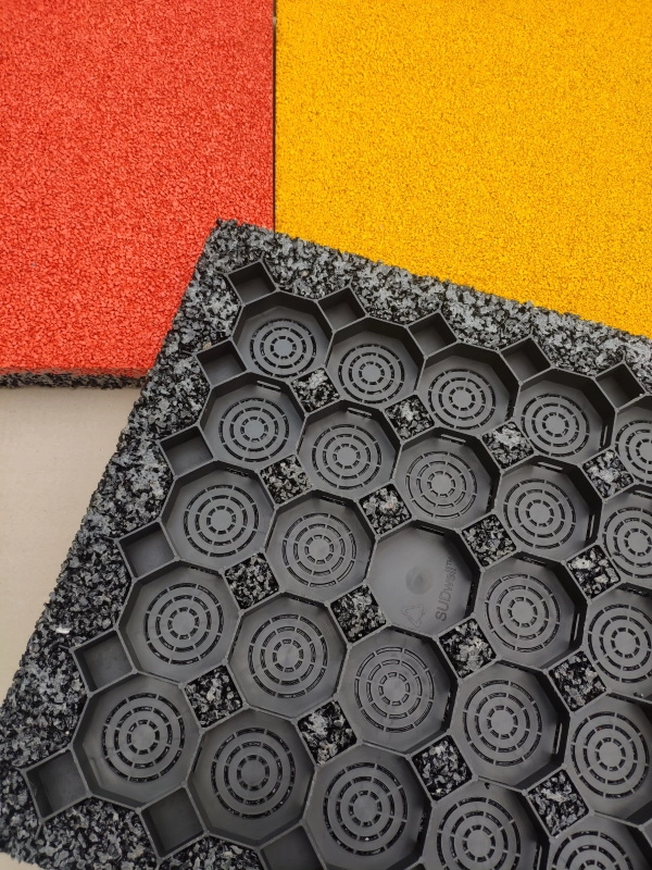 Bound Rubber Paving Slabs