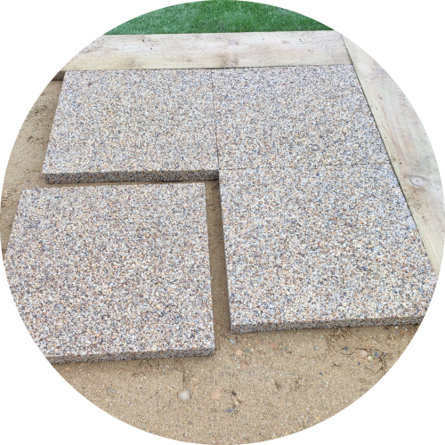 SUDwell™ Permeable Resin Bound Paving Slabs Desert Gold
