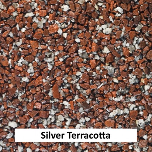 SUDwell™ Permeable Patio Paving Slabs Silver Terracotta