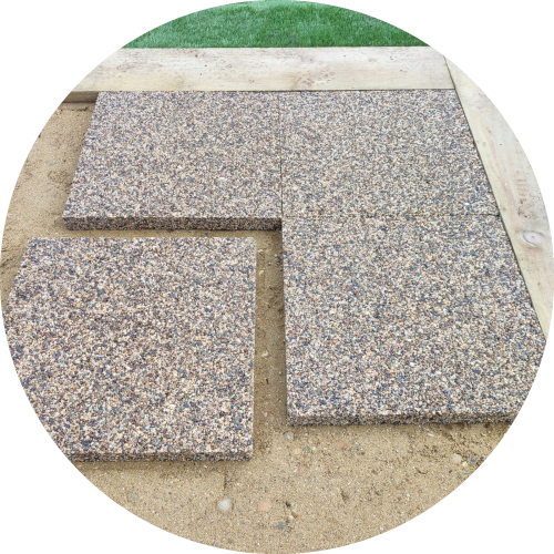 SUDwell™ Permeable Resin Bound Gravel Slabs Golden Beach